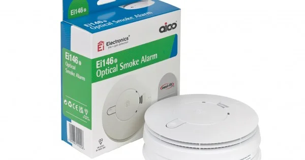 Aico (EI146E) 240v/Batt. Optical Smoke Detector